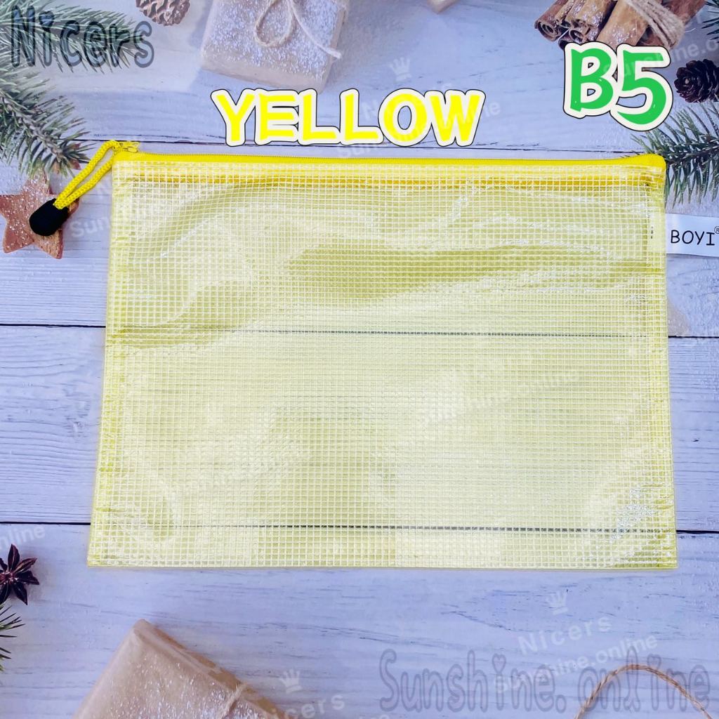 B6/A5/B5/A4/B4 Zip Bag Envelope Mesh Waterproof Zipper Pouch giveaways ...