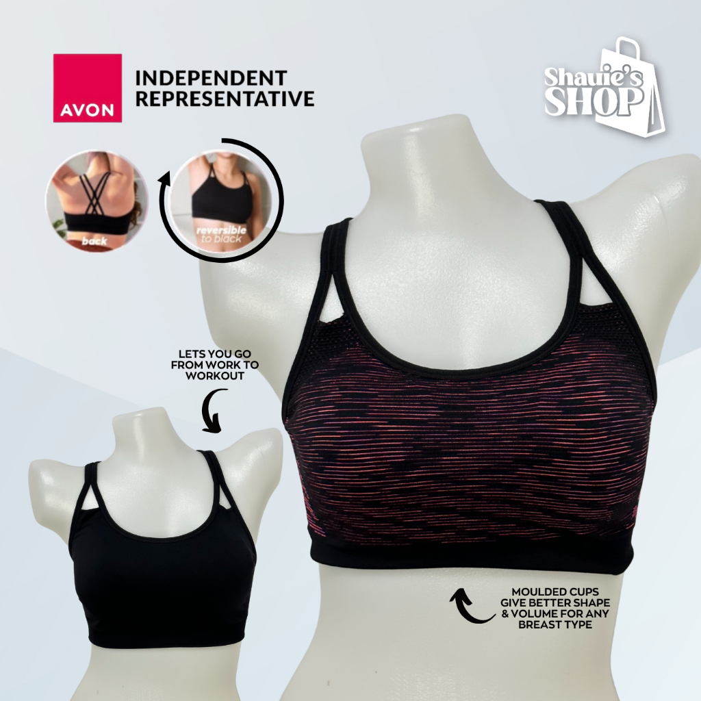 AVON Alyssa Reversible Sports Bra | Shopee Philippines
