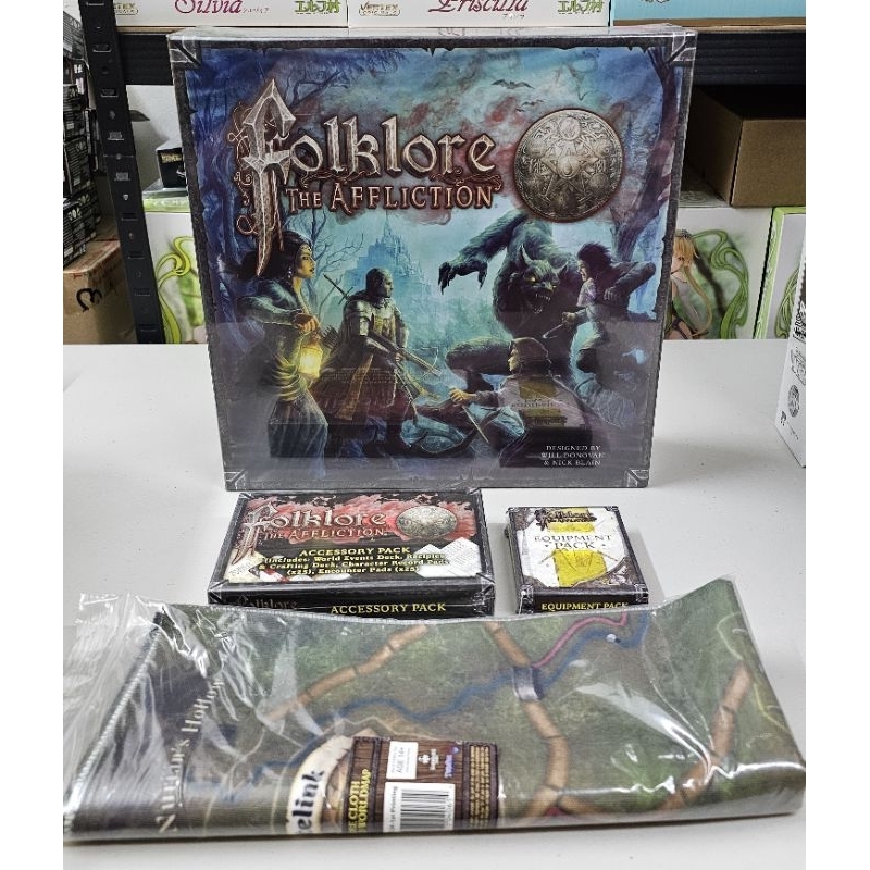 Folklore The Affliction Core Set w/ Extras Bundle (Board Game; Single ...