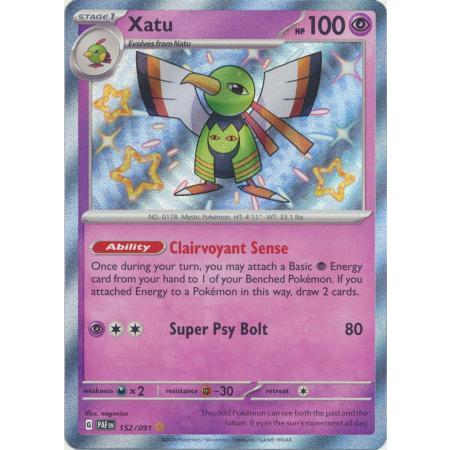 Xatu Shiny Rare Scarlet & Violet: Paldean Fates Pokemon TCG Trading ...