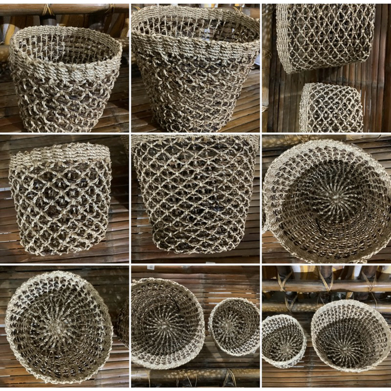 Native Ratan Rope Basket/Planters/Organizer Basket | Shopee Philippines