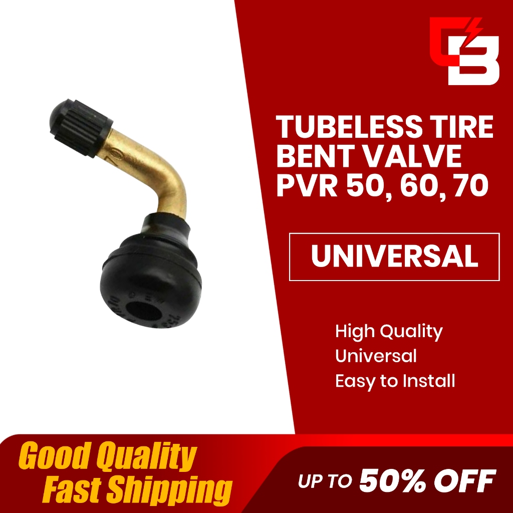 Tubeless Bent Valve Stem PVR 50 PVR 60 PVR 70 Ebike Pito, Electric Bike Baluktot na Pito ...