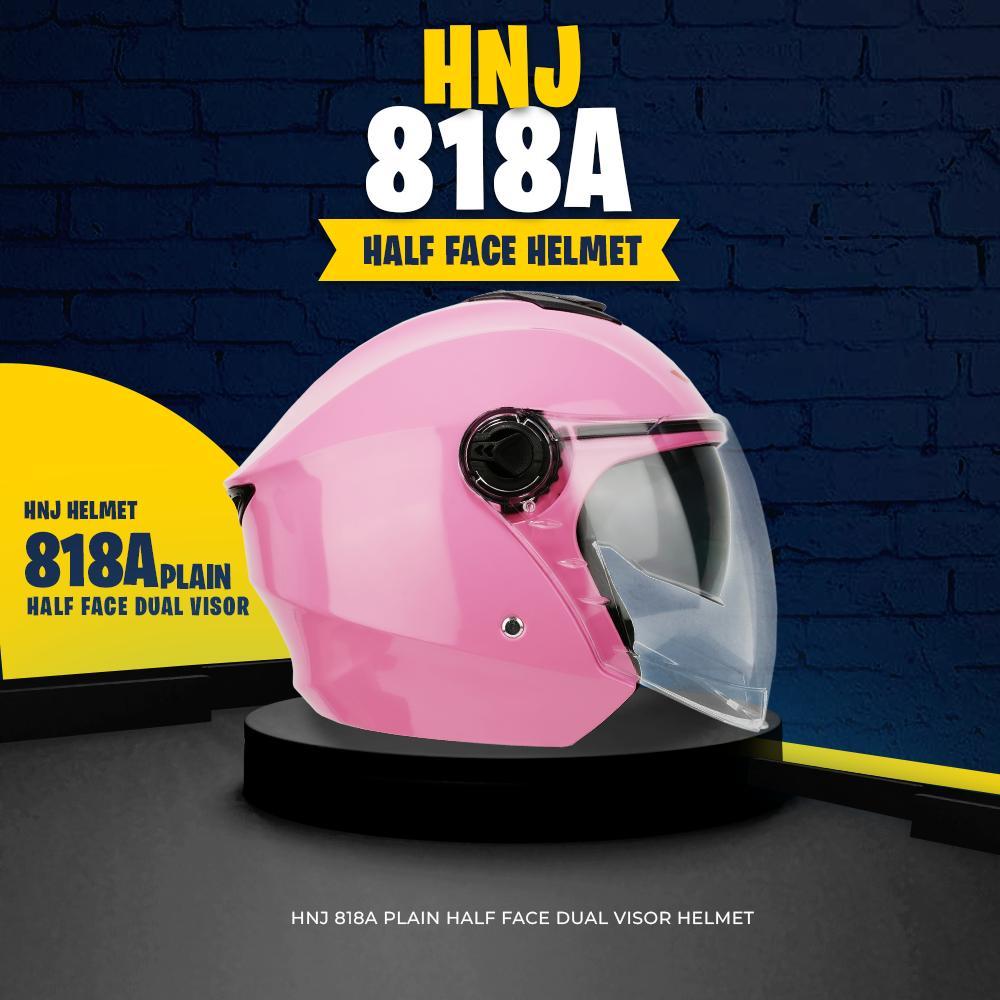 HNJ-YM-915 Helmet half face for motorcycle (Dual Visor) | Shopee ...