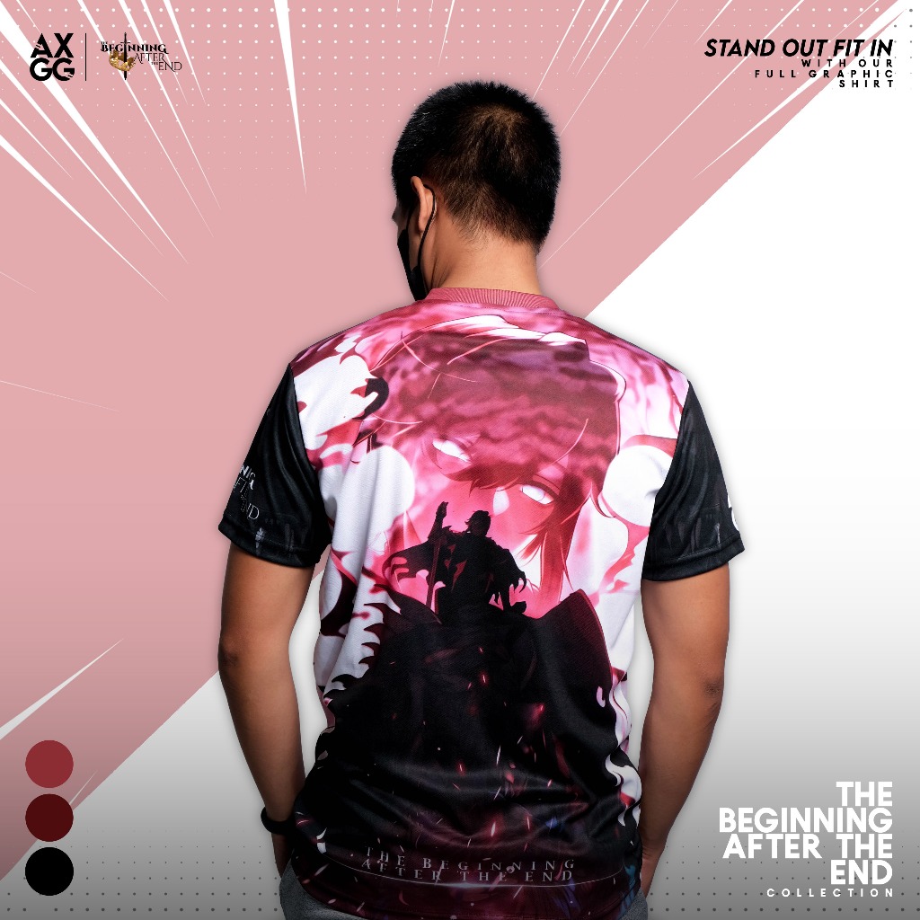 AXGG " The Beginning After the End " - Manhwa Anime Shirt | Shopee ...