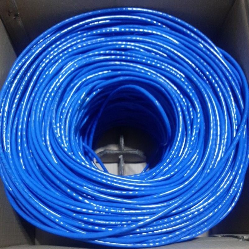 UTP Cable (300m/1000ft) CAT6 (oudoorBlack) / InDoor Blue( Box 305meter ...