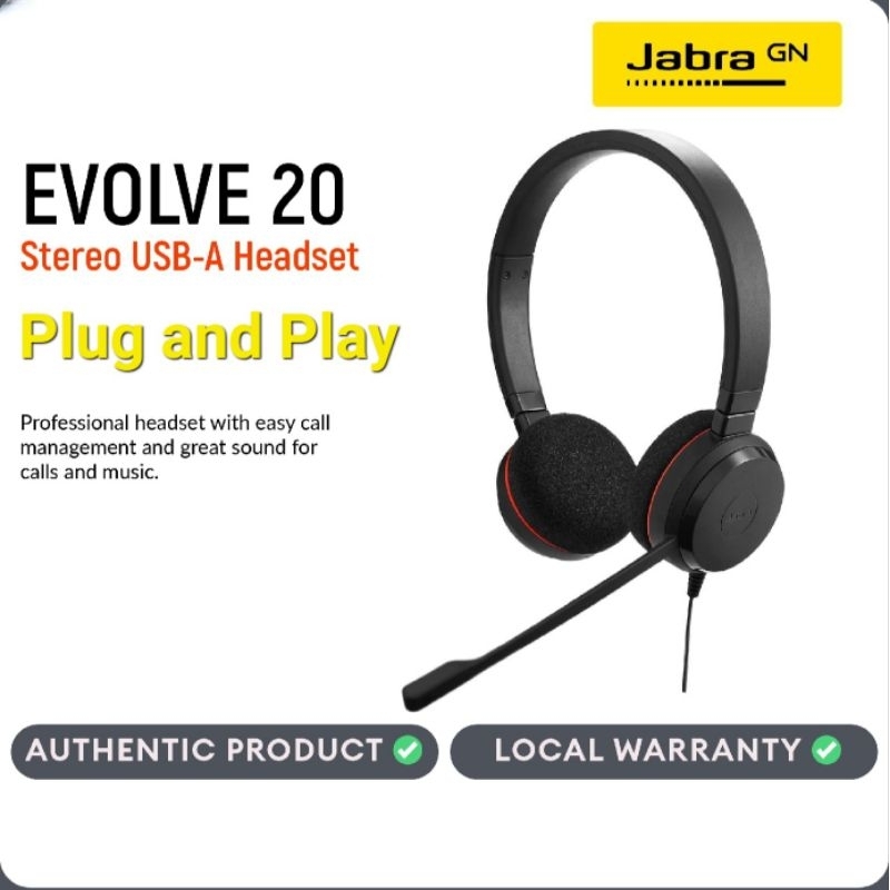 Jabra Evolve 20/ Jabra Link 260 USED | Shopee Philippines