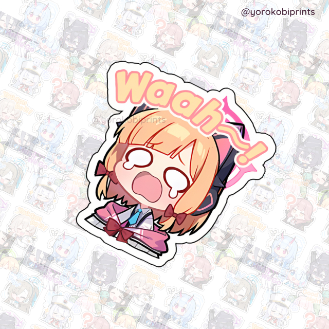 Blue Archive - Aru Asuna Hina - Club Chat Emote - Chibi, Emoji ...