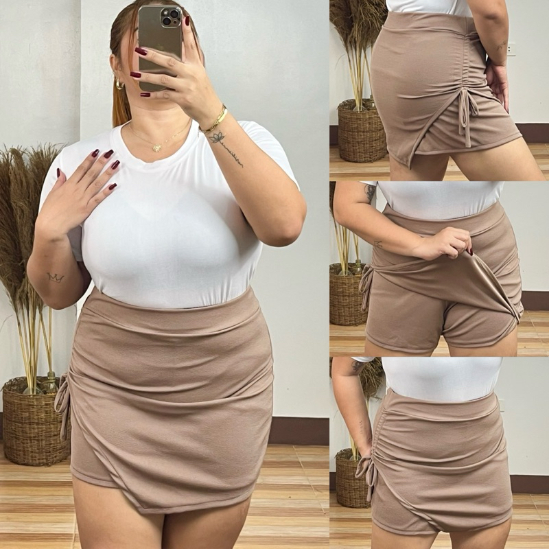 Plus Size Lovi Adjustable Side String Skort (32” to 40” waistline ...