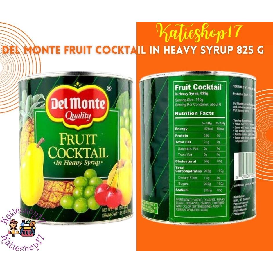 Del Monte Fruit Cocktail in Heavy Syrup 825 g | Shopee Philippines