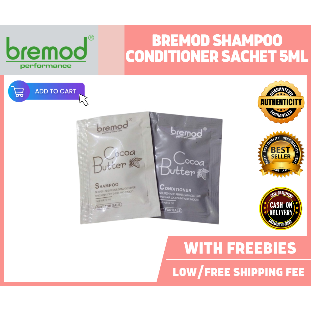 BREMOD SHAMPOO CONDITIONER SACHET 5ML | Shopee Philippines