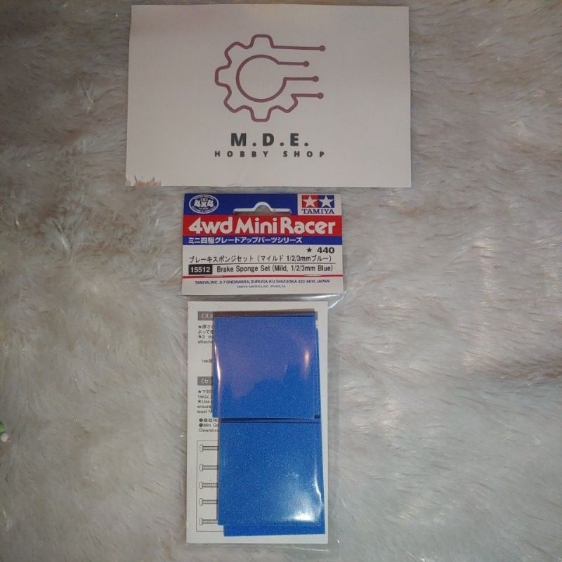 Tamiya 15512 Mini 4WD Brake Sponge Set (Mild 1/2/3mm Blue) | Shopee ...