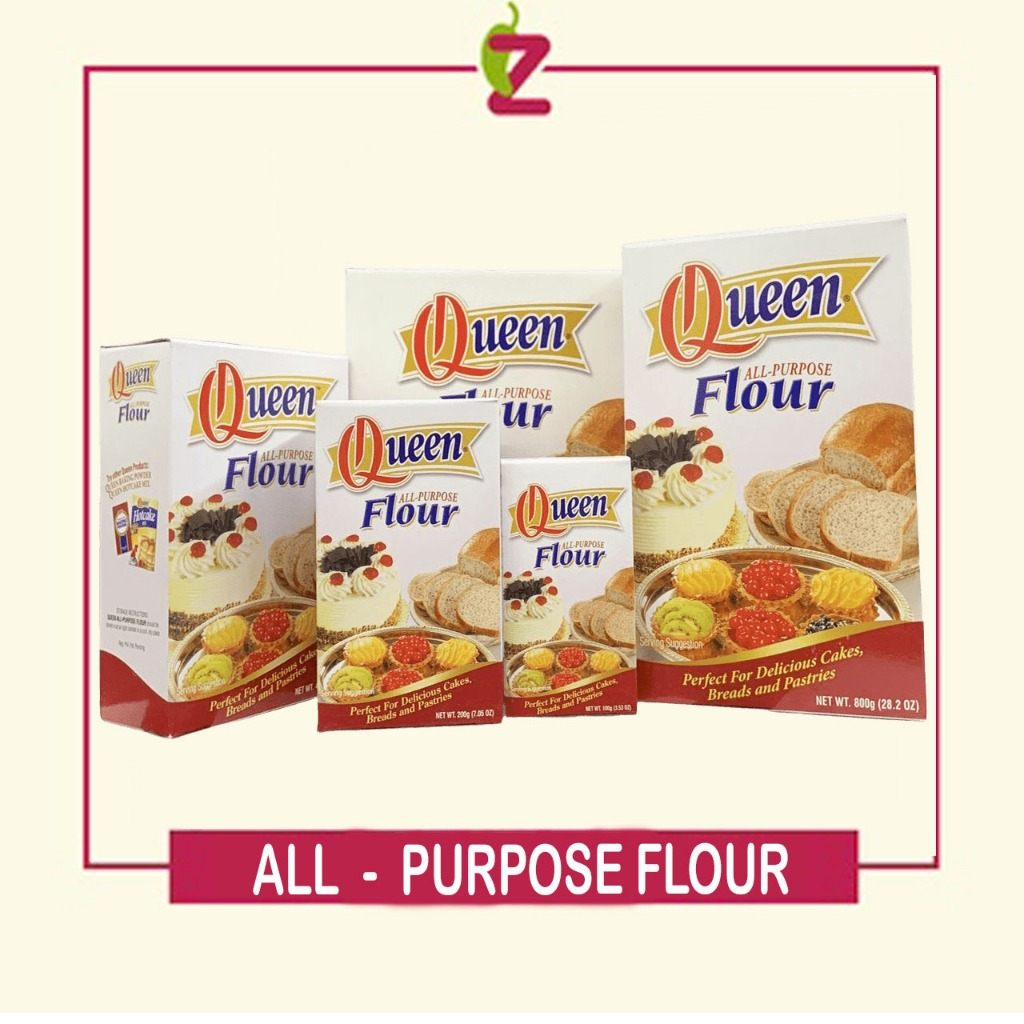 Queen All-Purpose Flour 100g - 400g | Shopee Philippines