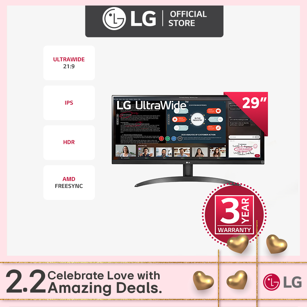LG 29-inch UltraWide Monitor 29WQ500-B FHD IPS | Shopee Philippines