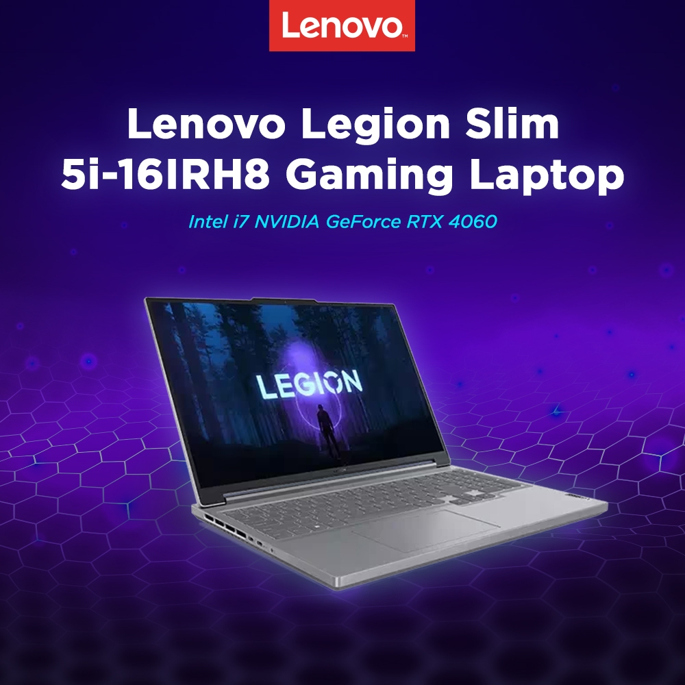 Lenovo Legion Slim 5i-16IRH8 Gaming Laptop Intel i7 NVIDIA GeForce RTX ...