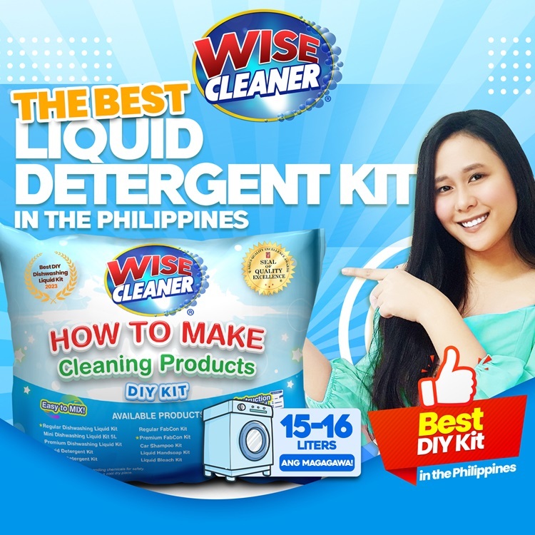 WISE CLEANER DIY LIQUID DETERGENT KIT | Shopee Philippines
