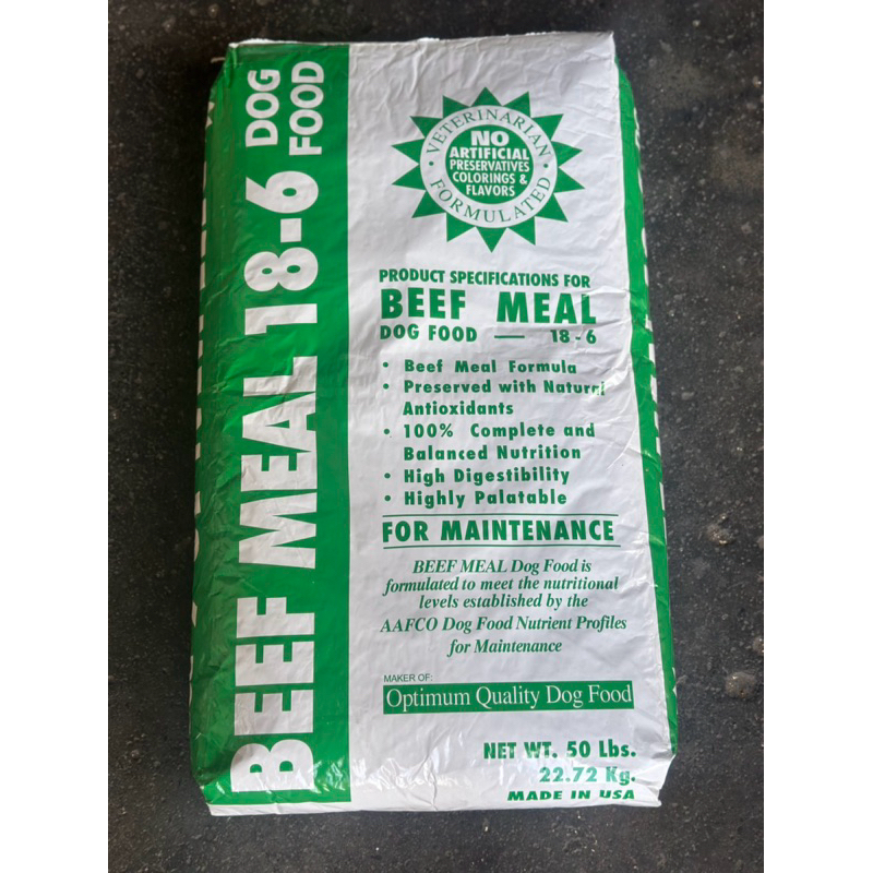 OPTIMA BEEF MEAL GREEN (22.7kg) | Shopee Philippines