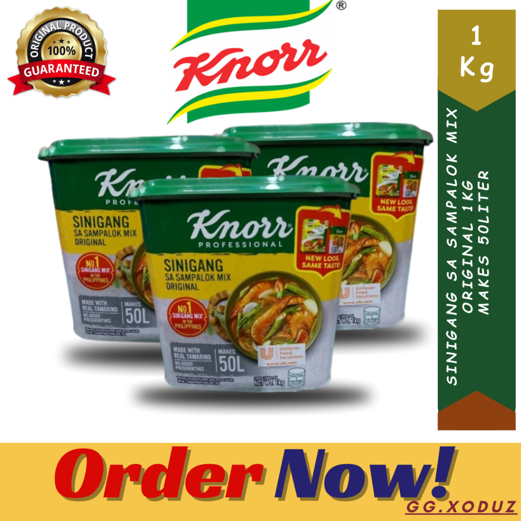 Knorr Professional Sinigang sa Sampalok Mix Original 1Kg Makes 50Liter | Shopee Philippines