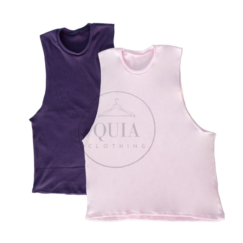 QUIA | Plain Muscle Tee / Sando (Cotton) | Shopee Philippines