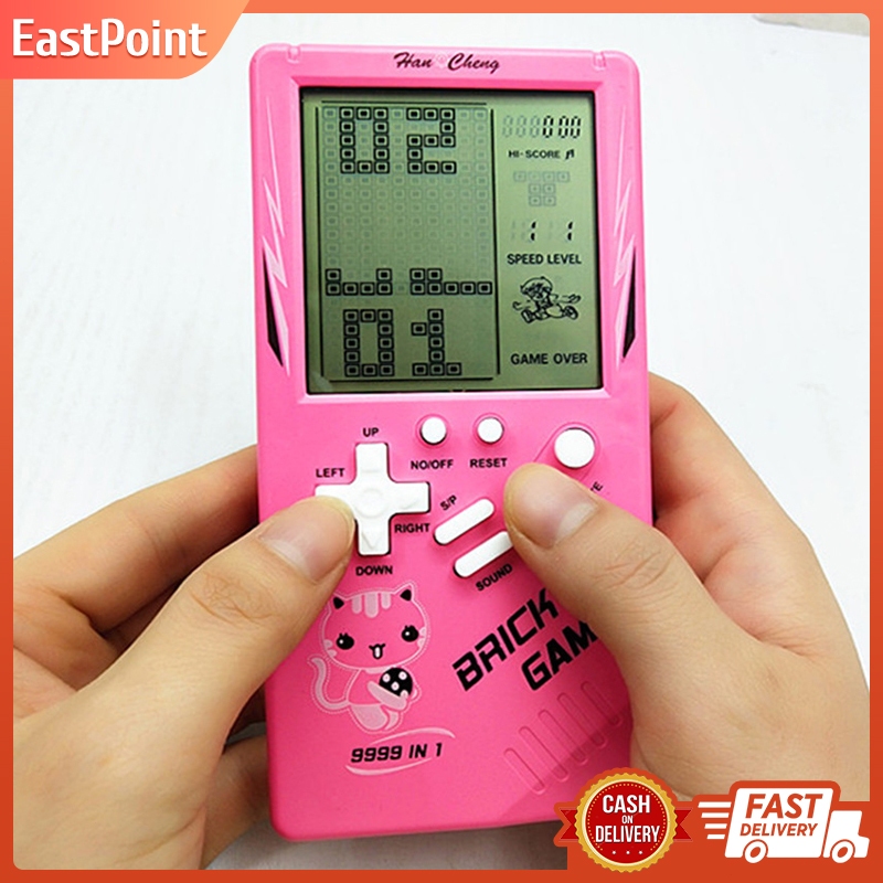 Ready Stock Kids Brick Game Device Big Screen Lcd Classic Handheld Game ...