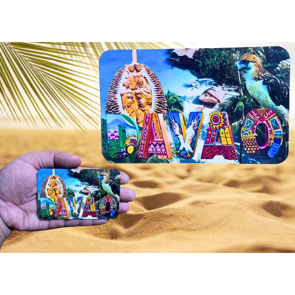 DAVAO RUBBER REF MAGNET DESIGN SOUVINER | Shopee Philippines