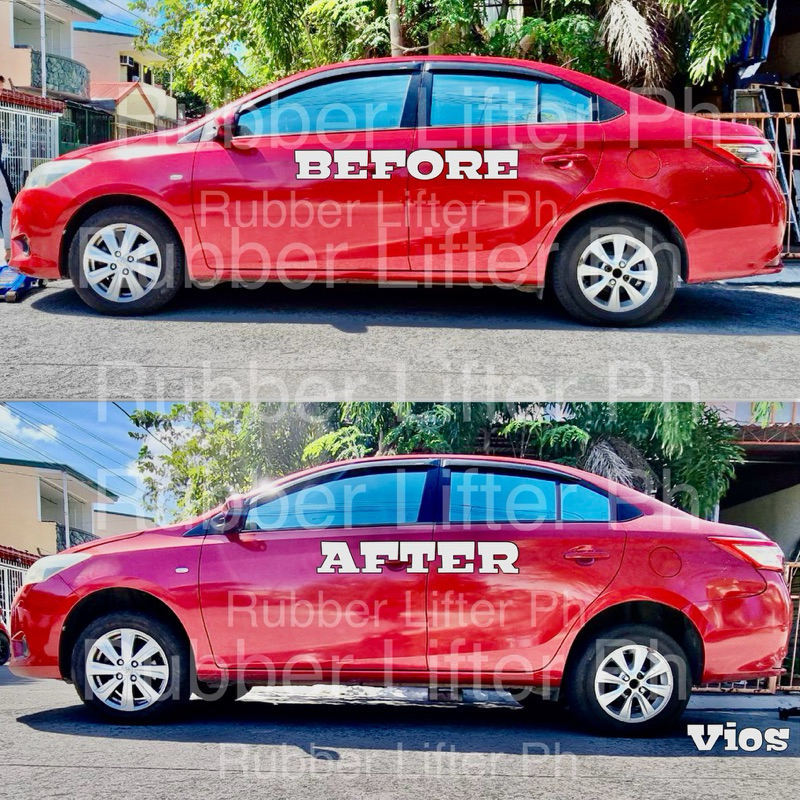 2PCS Rubber Lifter for Toyota Vios (Gen 1,2,3&4) | Shopee Philippines