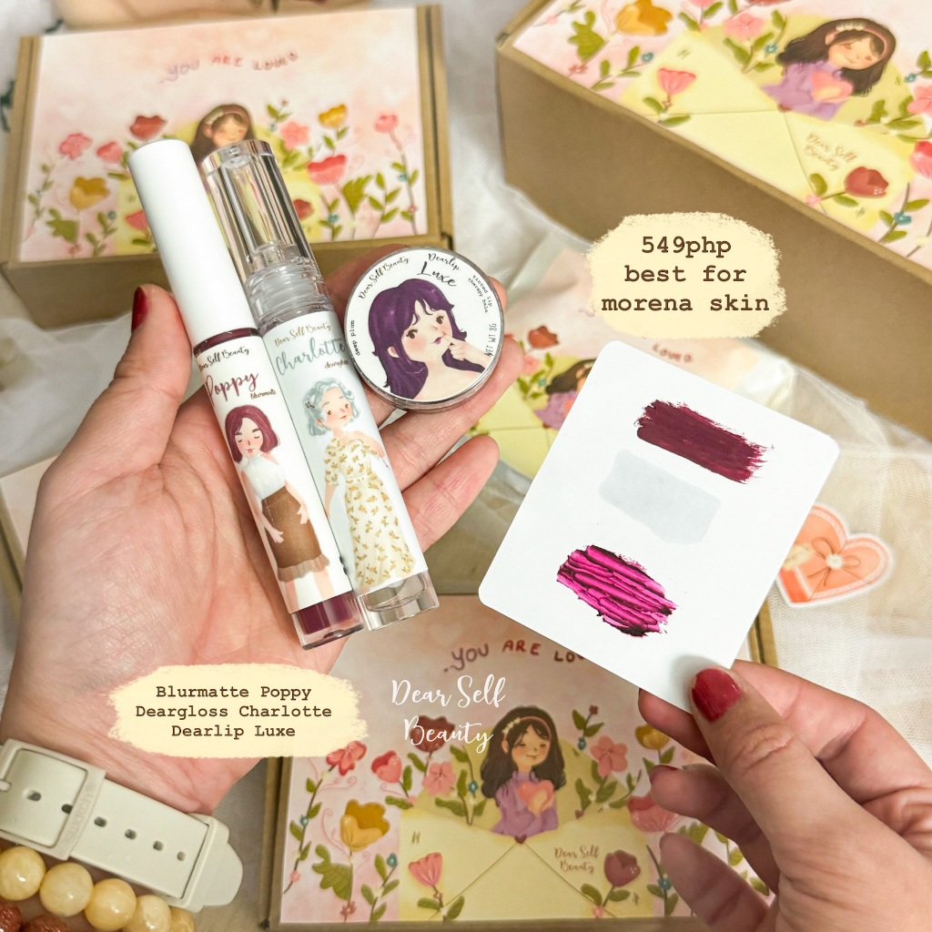 Dear Self Beauty Valentine Bundle (Poppy, Charlotte & Luxe) | Shopee ...