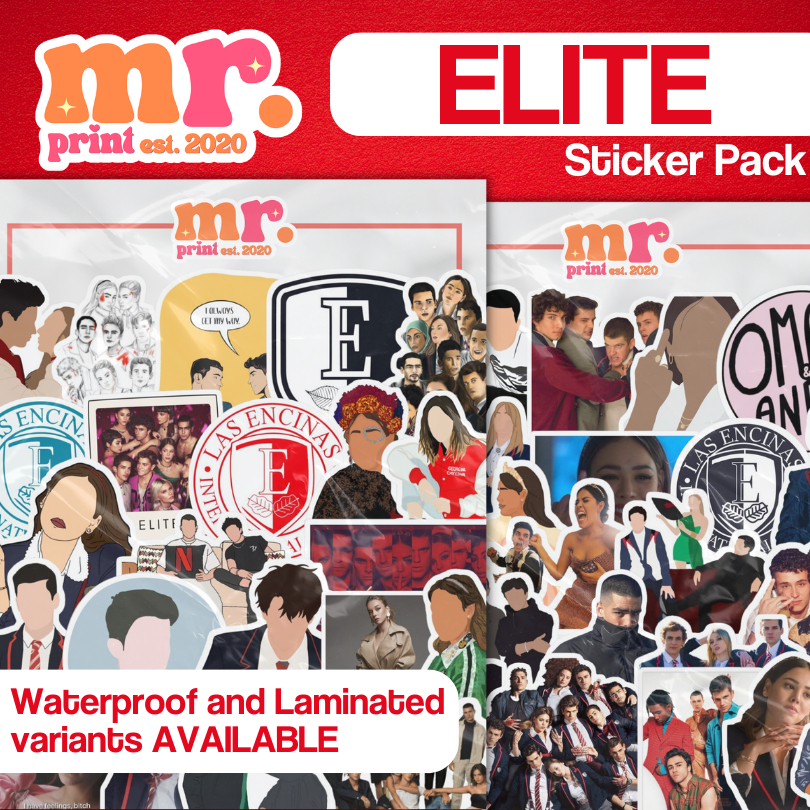 ELITE NETFLIX SERIES SPANISH TEEN SERIES STICKERS LAPTOP LUGAGGE WATER ...