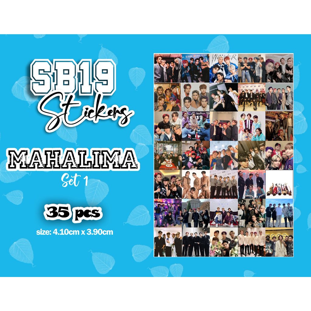 SB19 Stickers Random photos JUSTIN - KEN - MAHALIMA | Shopee Philippines
