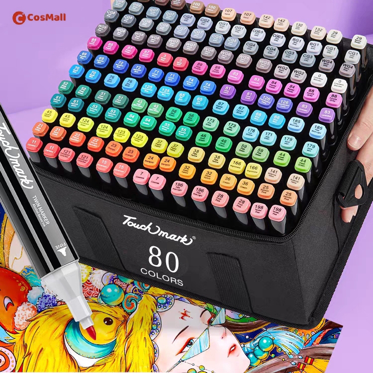 Color Alcohol Marker Art Marker Highlighter Pen Set Color Calligraphy ...