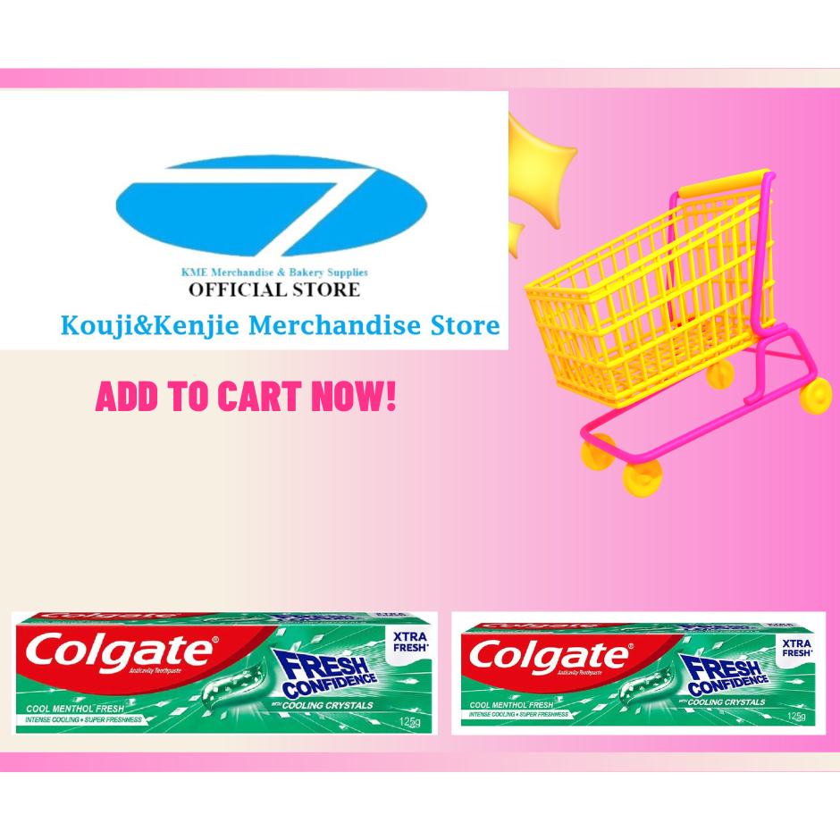 Colgate Toothpaste Menthol Fresh 125g | Shopee Philippines