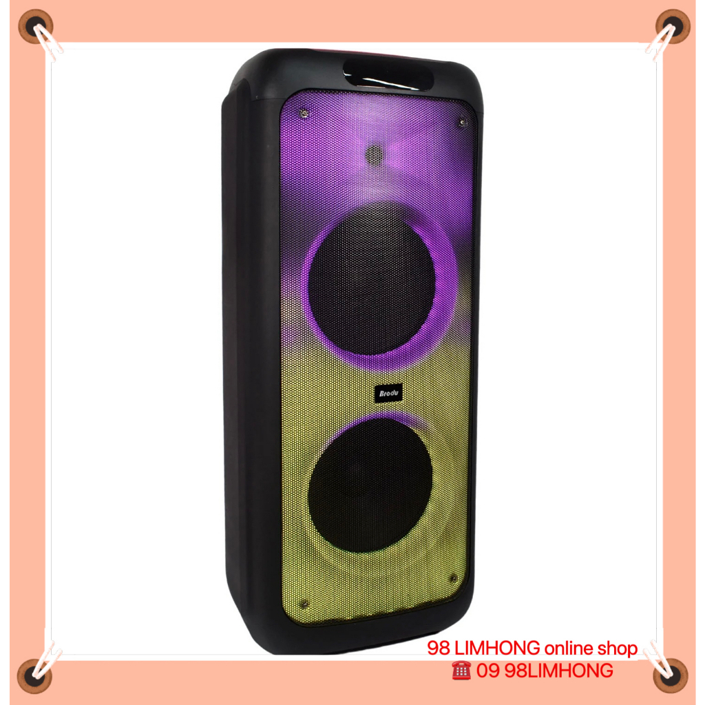 98 Speaker BTS-1387 10Inch x 2 Subwoofer Full Panel LED Lighting Effect | Shopee Philippines