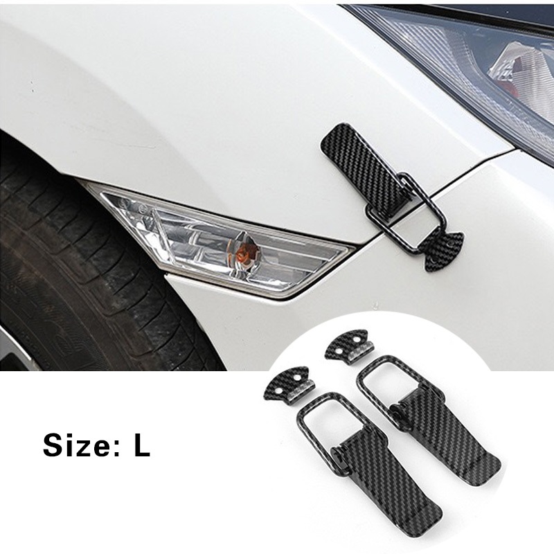 Car Bumper clip Accessories Carbon Fiber Auto Front Rear Lip Bumpers ...
