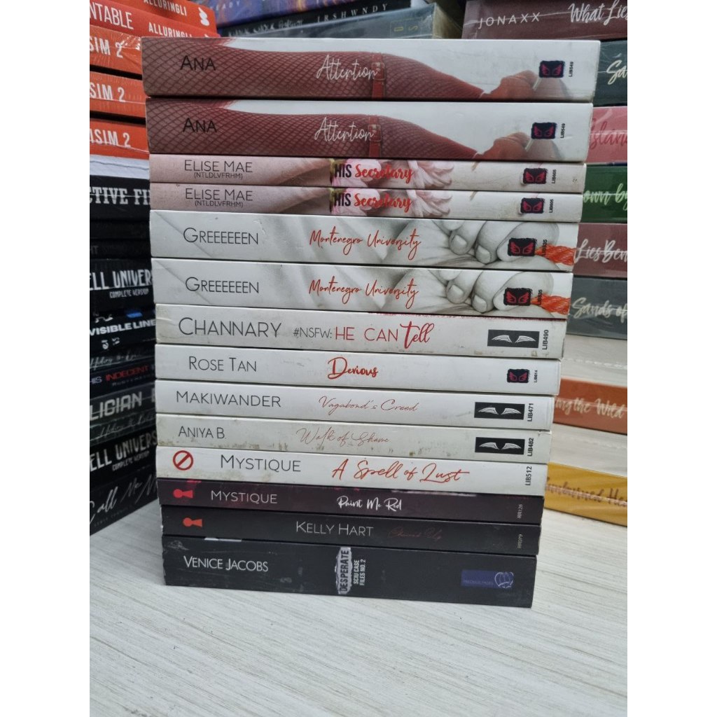 REDROOM & LIB BARE BOOKS | MAKIWANDER | CHANNARY | ANIYA B | MYSTIQUE ...