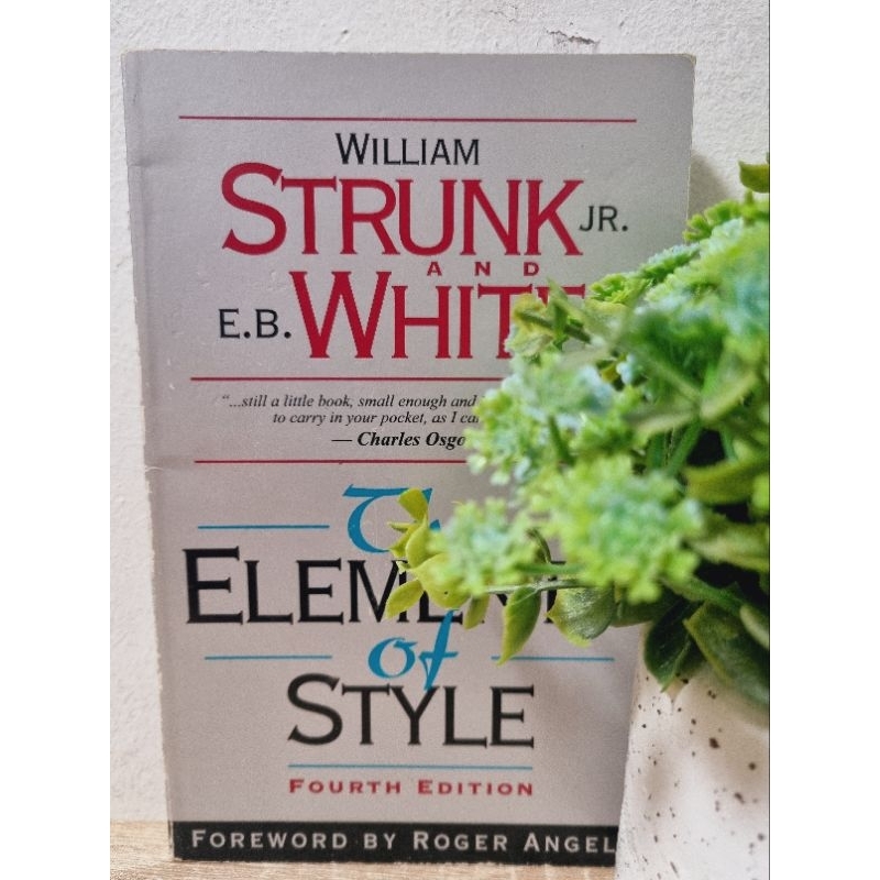 Elements of Style by William Strunk | Shopee Philippines
