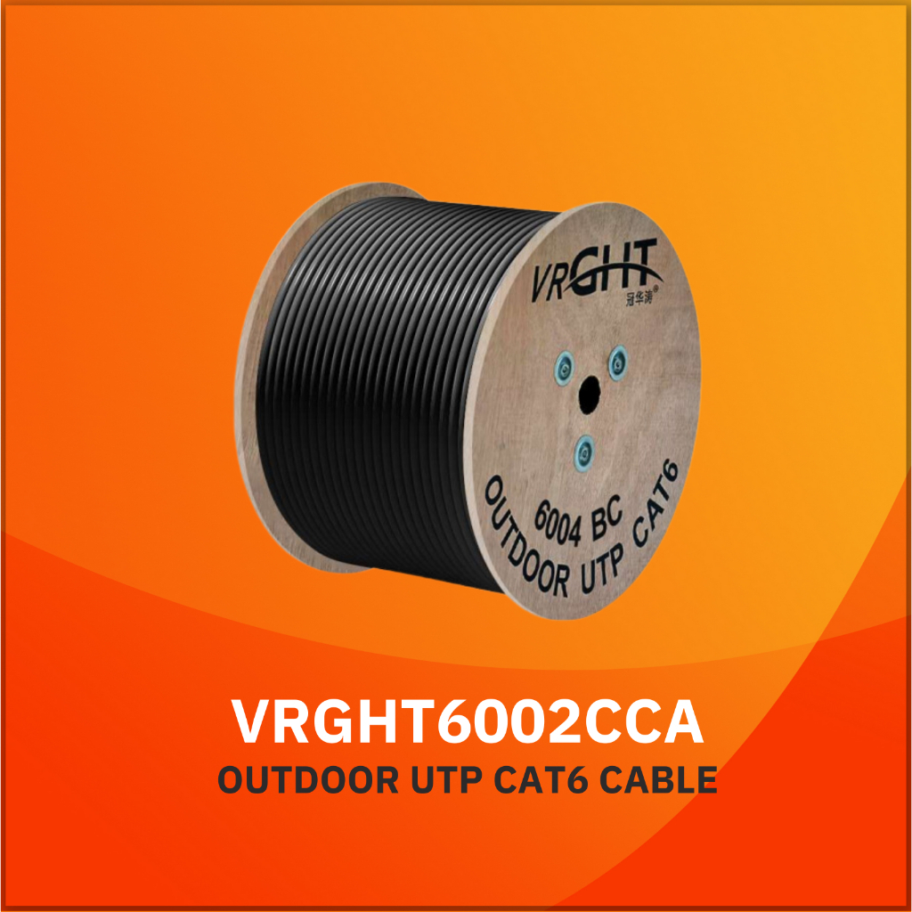 VRGHT CCA Outdoor UTP CAT6 Cable. (Non-Copper) | Shopee Philippines