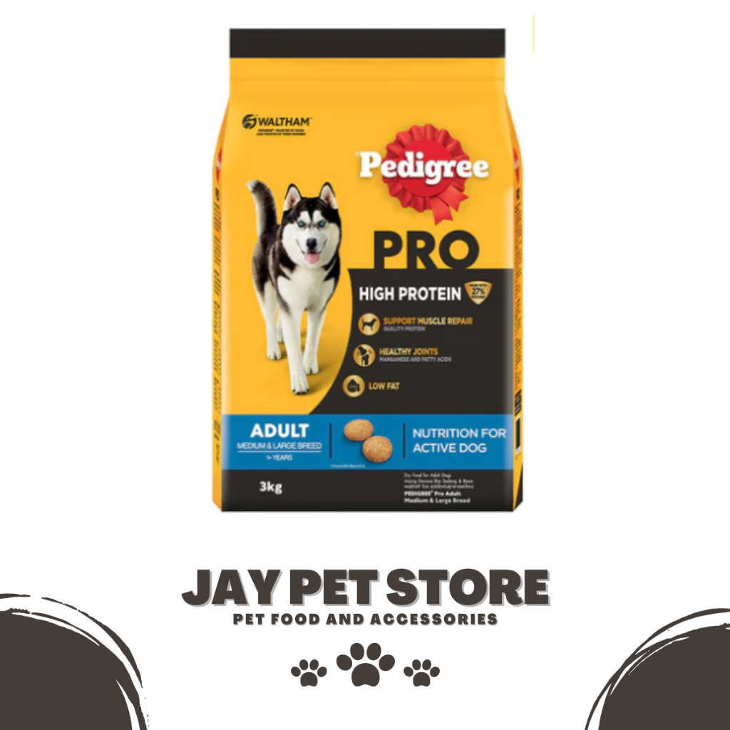 Pedigree Pro Adult High Protein Medium and Large Breed Beef and Lamb ...