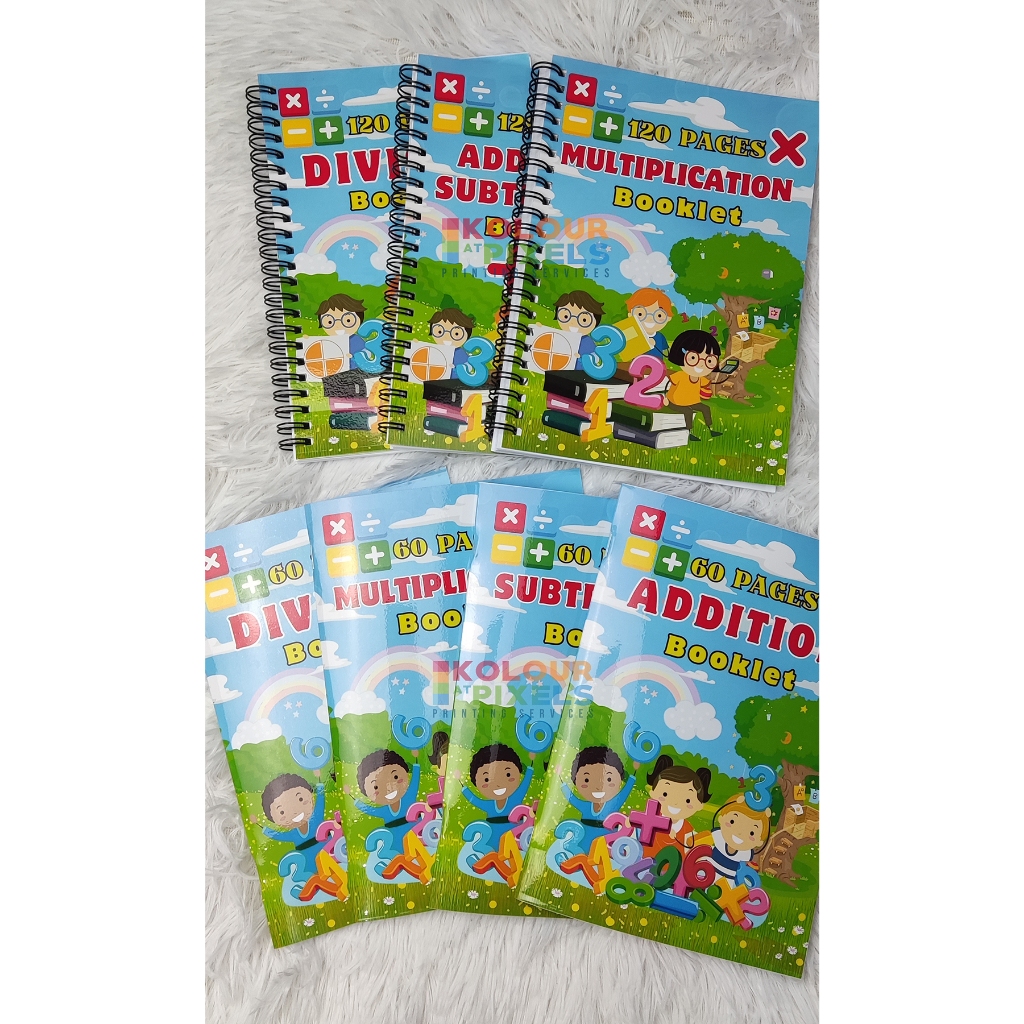 Math Booklet for Kids (120 Pages) | Shopee Philippines