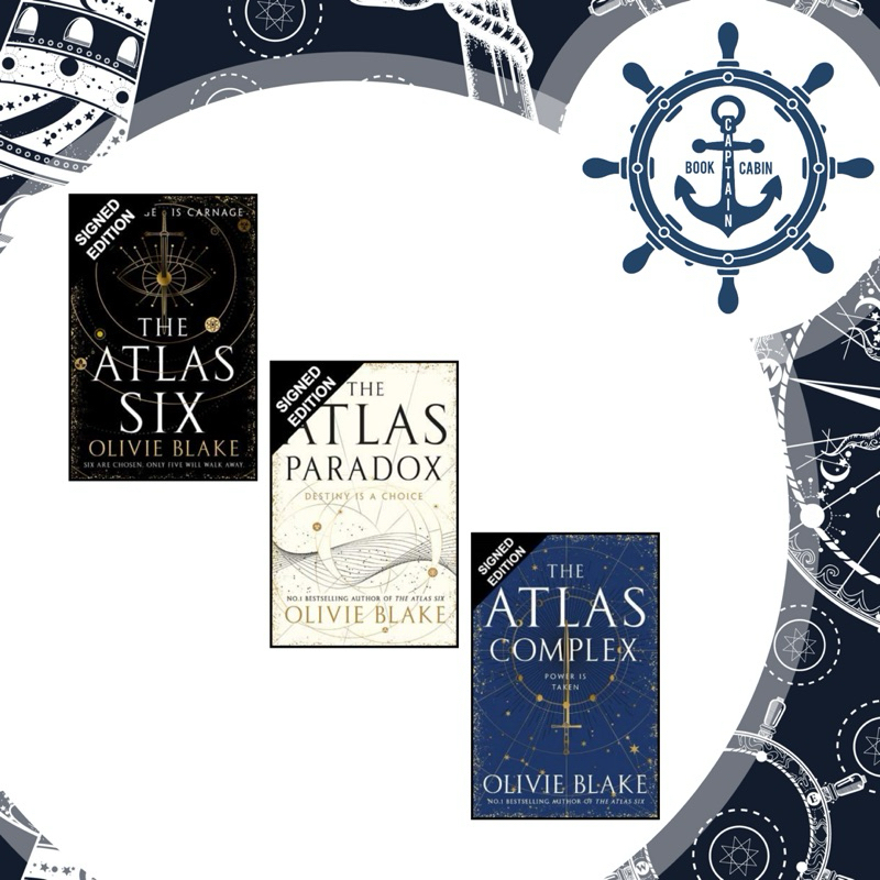 The Atlas Series/Trilogy by Olivie Blake (Waterstones Signed Exclusive ...