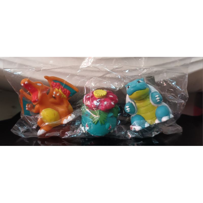 1996 Pokemon Kanto Starters Figures | Shopee Philippines