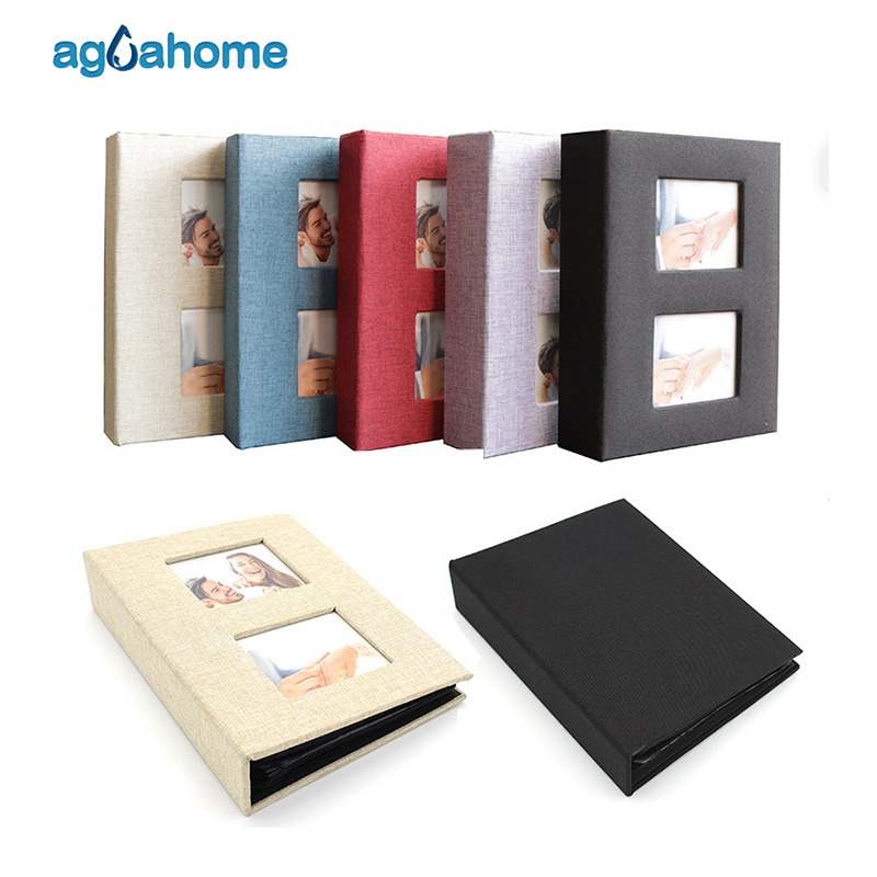 Fabric material 4R album 4X6 family photo album 200 pockets cloth ...