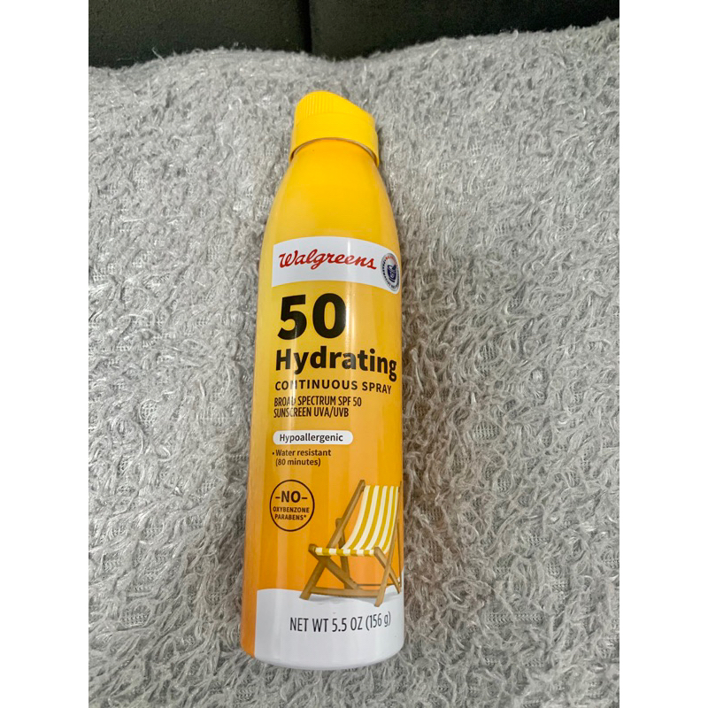 HYDRATING CONTINOUS SPRAY BROAD SPECTRUM SPF 50 SUNSCREEN UVA/UVB 5.5 ...