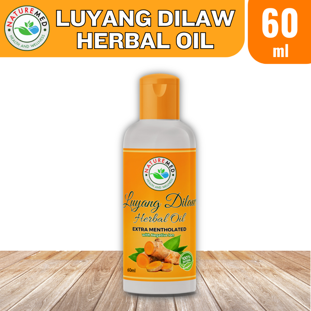 LUYANG DILAW (Turmeric) Herbal Oil | 60ml | Ubo, Sipon, Lagnat ...