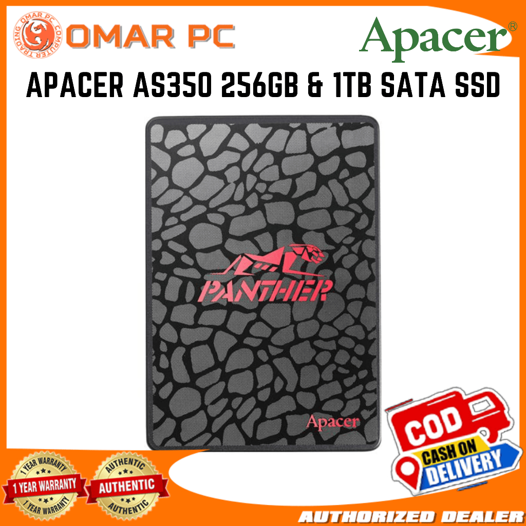 APACER AS350 256GB & 1TB SATA SSD (BRANDNEW 1YEAR WARRANTY) | Shopee ...