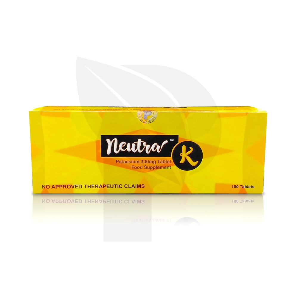 Neutra K Potassium 300mg Tablet Food Supplement | Shopee Philippines