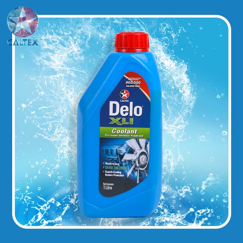 Caltex XLI Delo Coolant 1L(GREEN) Ready To Use for car【motor 】Corrosion ...