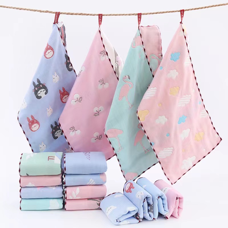 cod cotton towel baby kids soft hand face towel bath animal Tuala lap ...