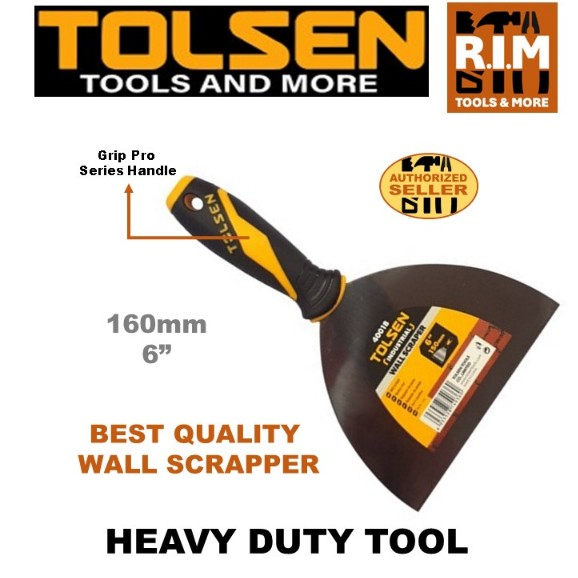 TOLSEN Wall Scraper 6" Tools Paleta Heavy Duty Industrial | Shopee ...