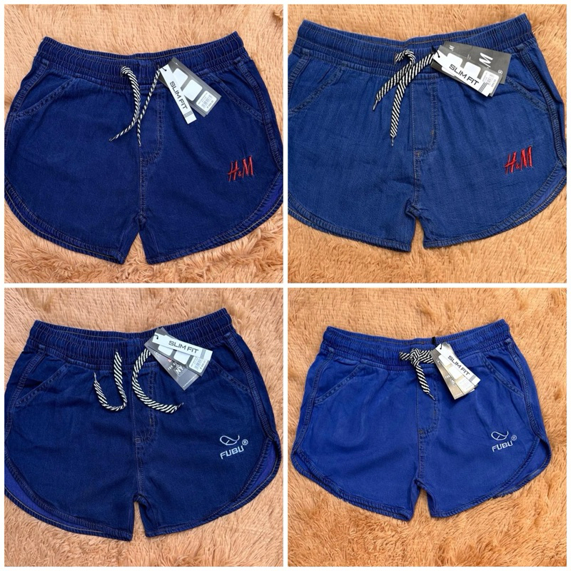 RO62# Denim Dolphin Shorts Nice Quality Makapal Tela for Ladies ...