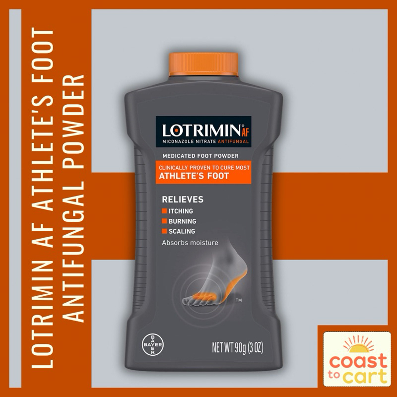 SALE!! EXP 04/25 Lotrimin AF Athlete's Foot Antifungal Powder, 90 g ...