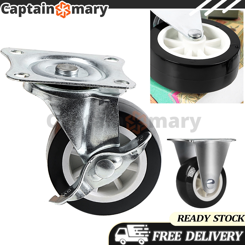 1"-1.5" Caster Wheel(S) Rubber Swivel Trolley Wheels ( Rotating With ...